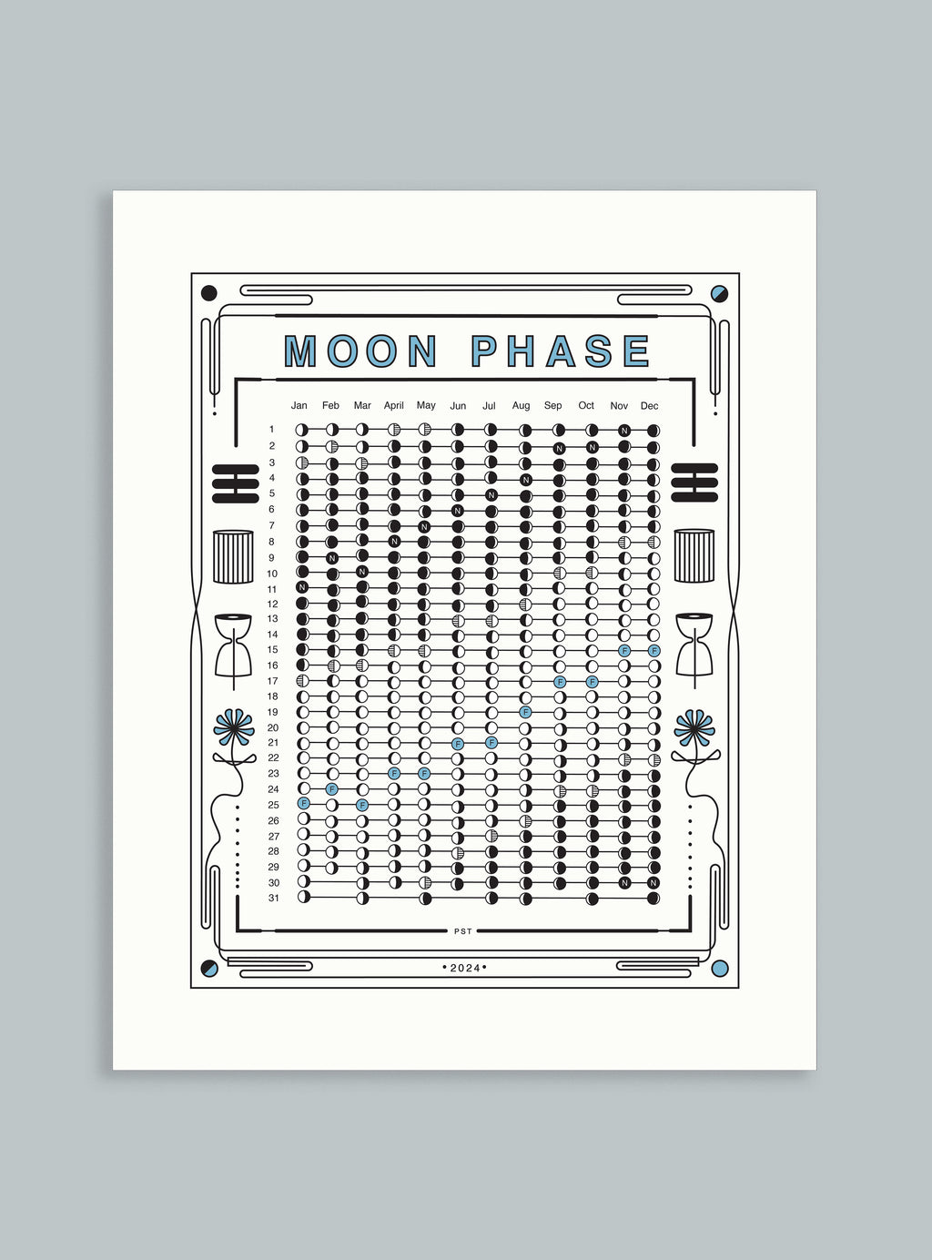 2024 Paper Moon Phase Calendar – annieaxtell