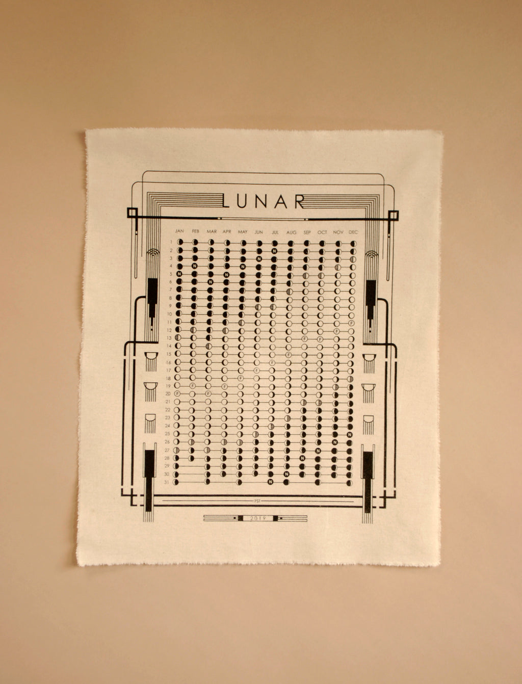 2019 Cloth Moon Phase Calendar – annieaxtell